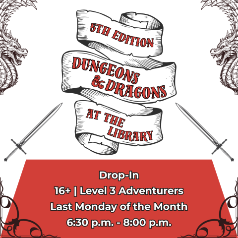 Dungeons & Dragons | Cornwall Public Library
